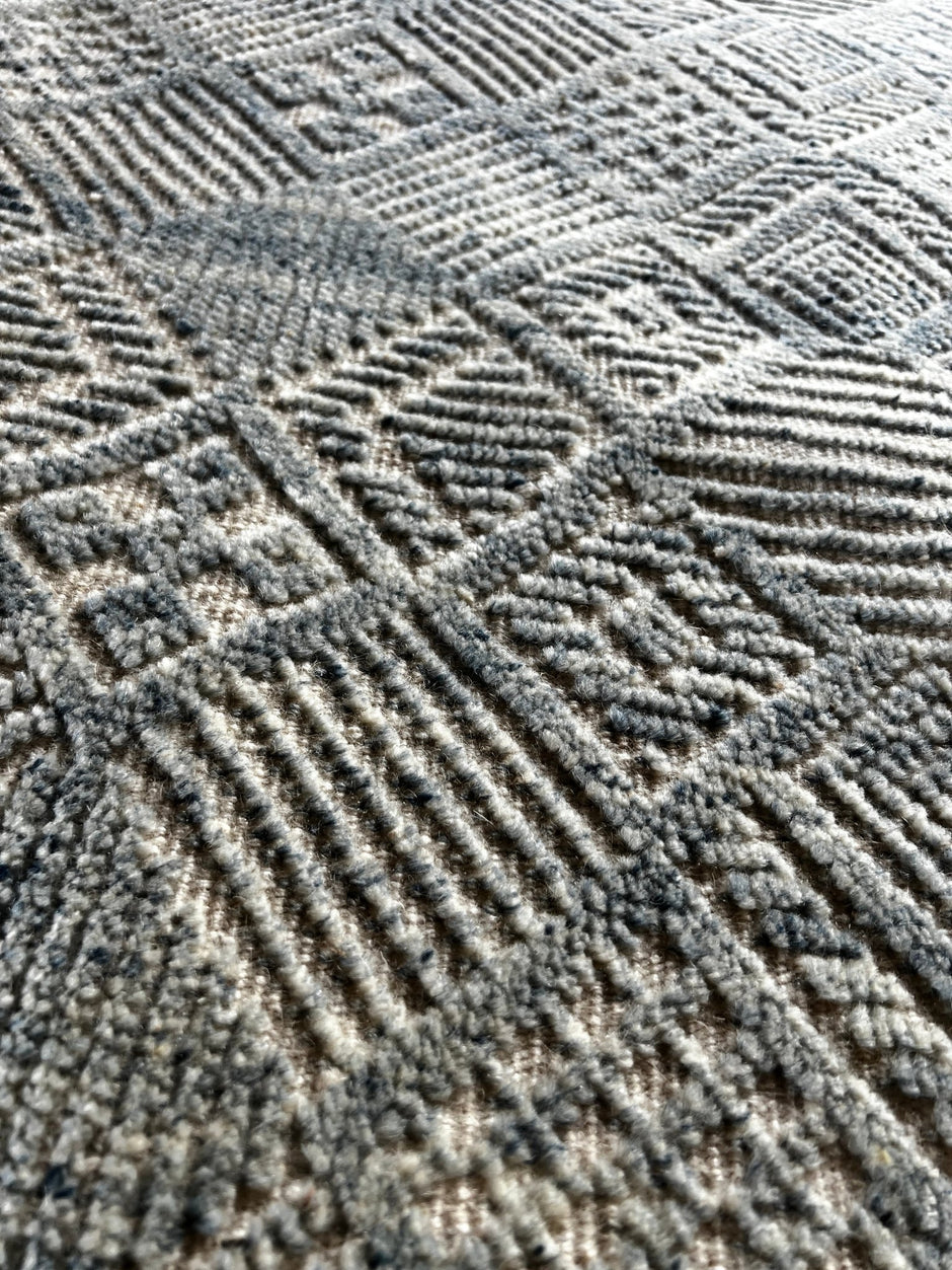 Long Duk Dong AKA The Donger 8x10 Light Blue and Ivory High Low Hand-k ...